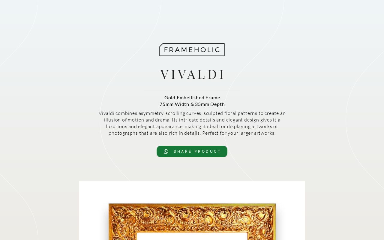 Vivaldi | Frameholic Catalogue